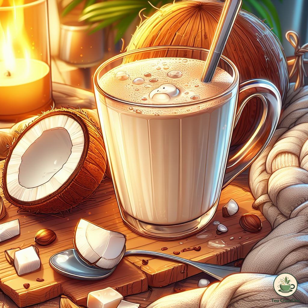 How to Make Coconut Tea with Coconut Milk, Water, & Husk!