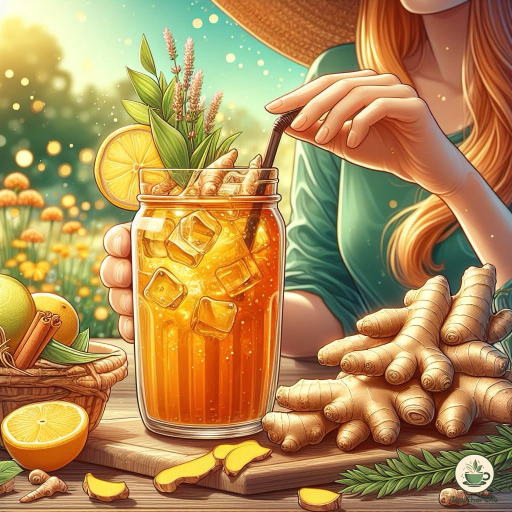 Ginger Turmeric Iced Tea