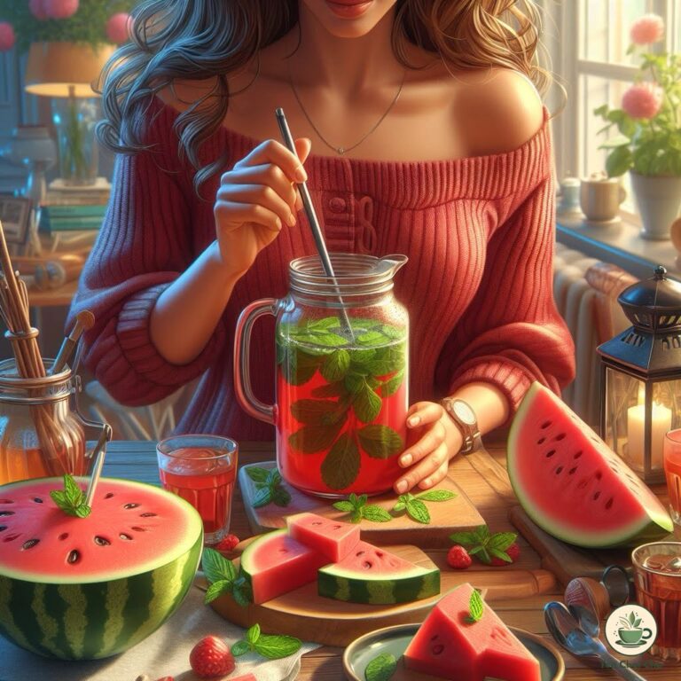 Watermelon Mint Iced Tea!