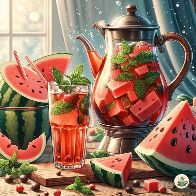 Watermelon Mint Iced Tea!