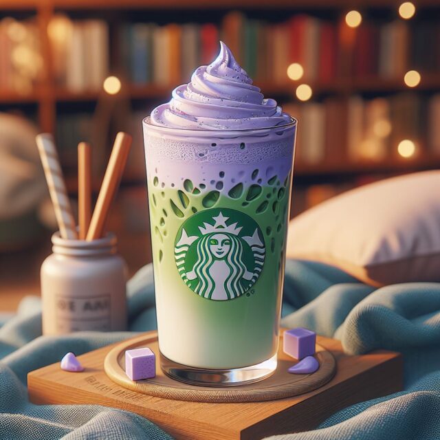 Starbucks Copycat Iced Lavender Cream Oat Milk Matcha