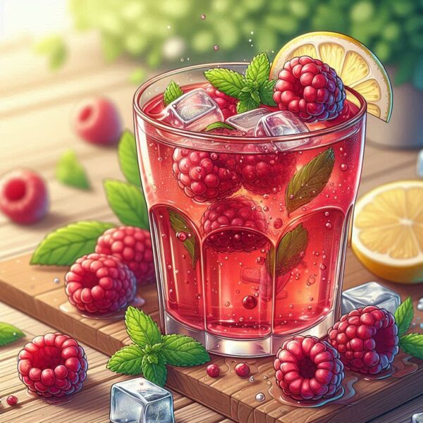 Refreshing Raspberry Lemonade Tea - Non-Alcoholic Summer Drink