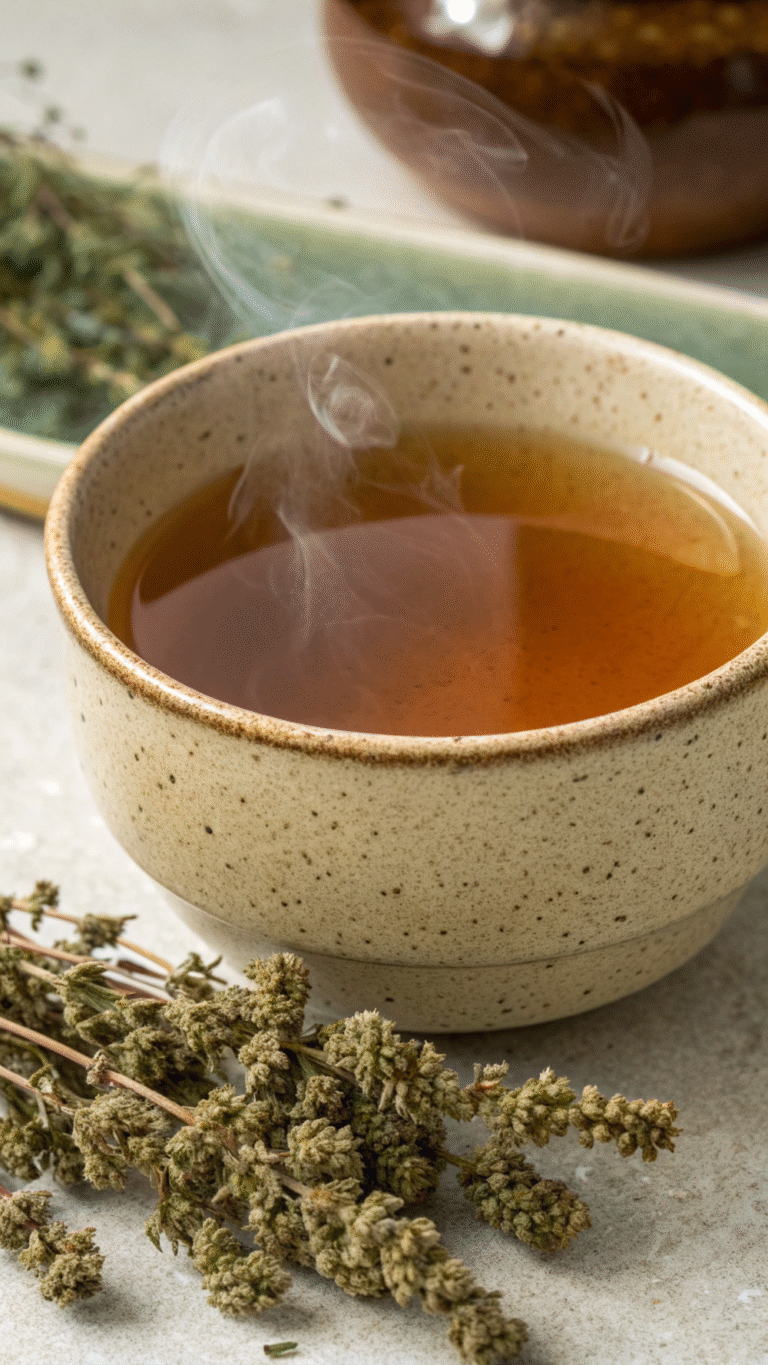 Mugwort Tea DIY: How to Brew Fresh/Dried Leaves at Home